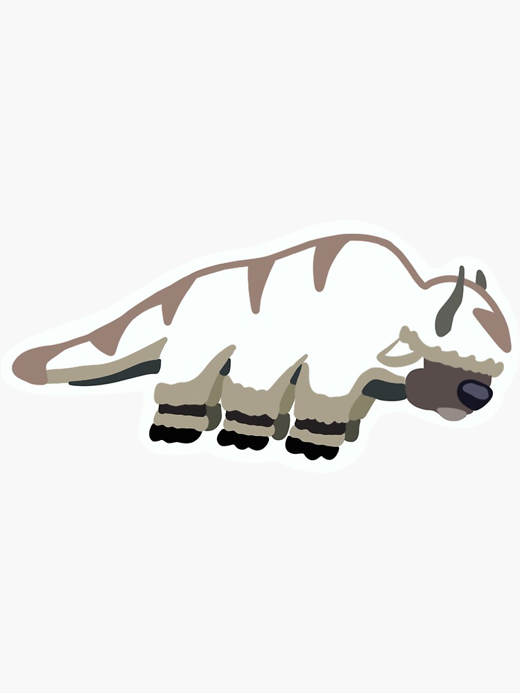 "Appa Sticker from Avatar" Sticker by gollumsprecious | Redbubble