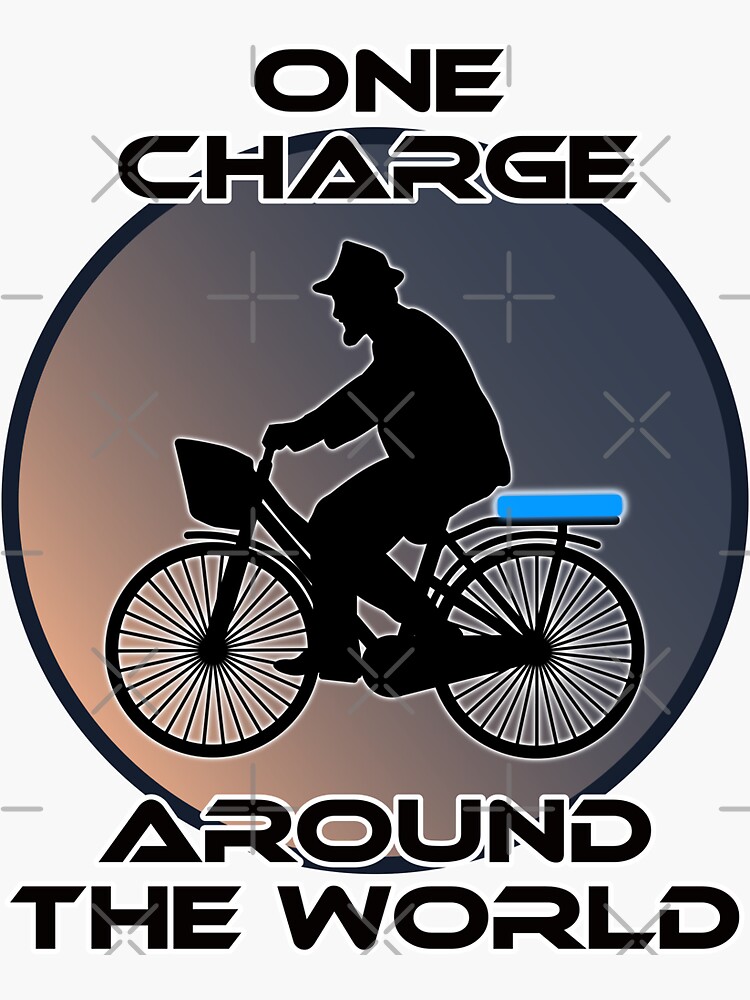 "Lightning Power e-bike" Sticker for Sale by NicGrayGraphic | Redbubble
