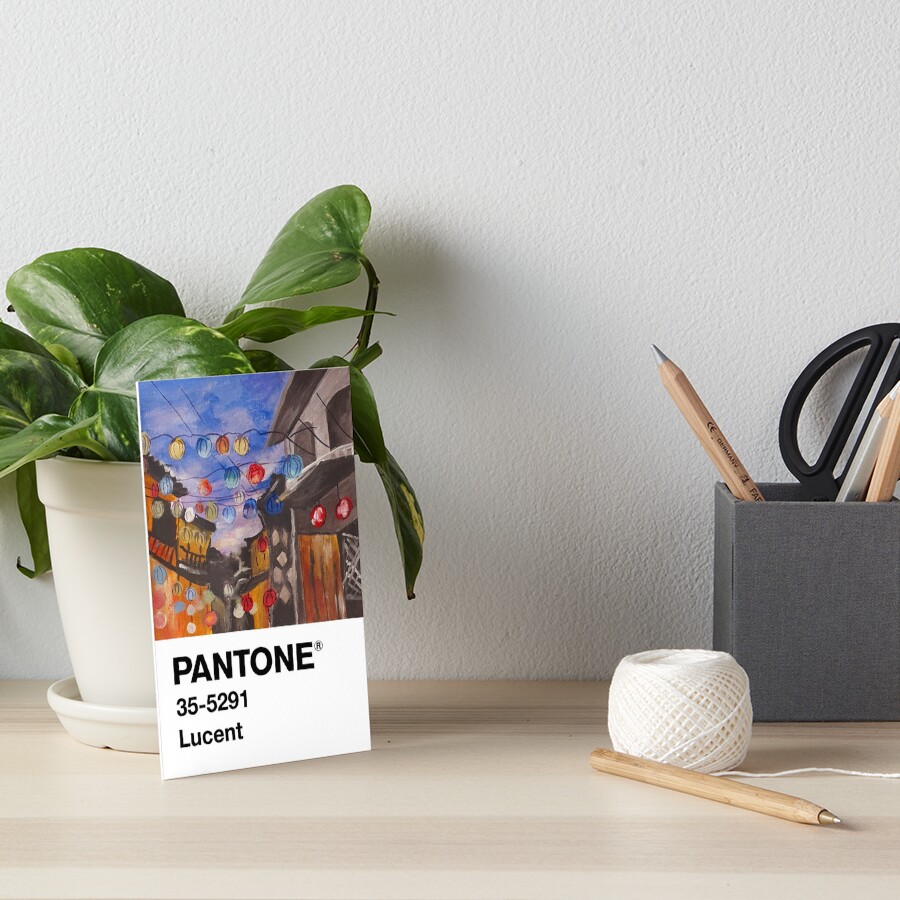 "Pantone Aesthetic Sticker - Old Town" Art Board Print by nhile1912 ...