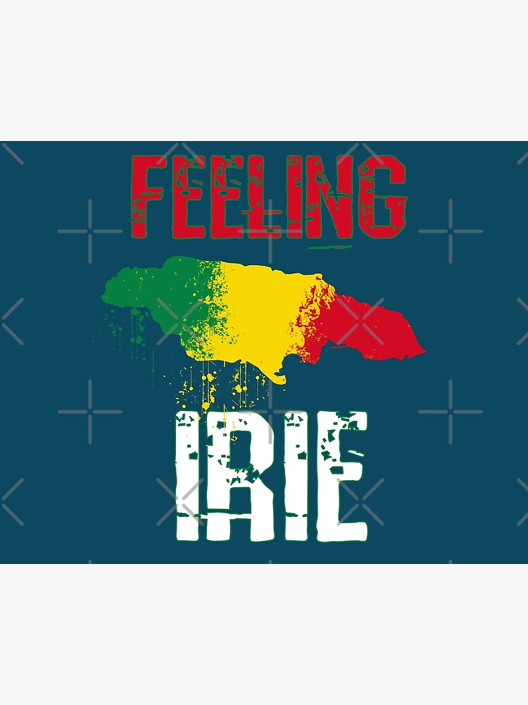 "Feeling irie with the map and colors of Jamaica" Poster for Sale by ...