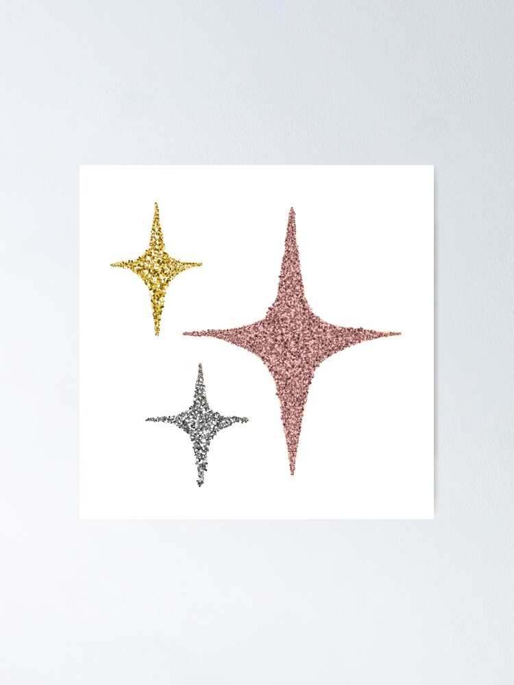 "3 star sticker pack" Poster for Sale by Ellamcf22 | Redbubble