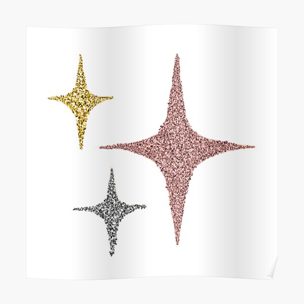 "3 star sticker pack" Poster for Sale by Ellamcf22 | Redbubble