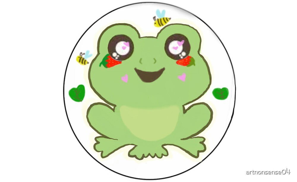 "Strawberry Frog" by artnonsense04 | Redbubble