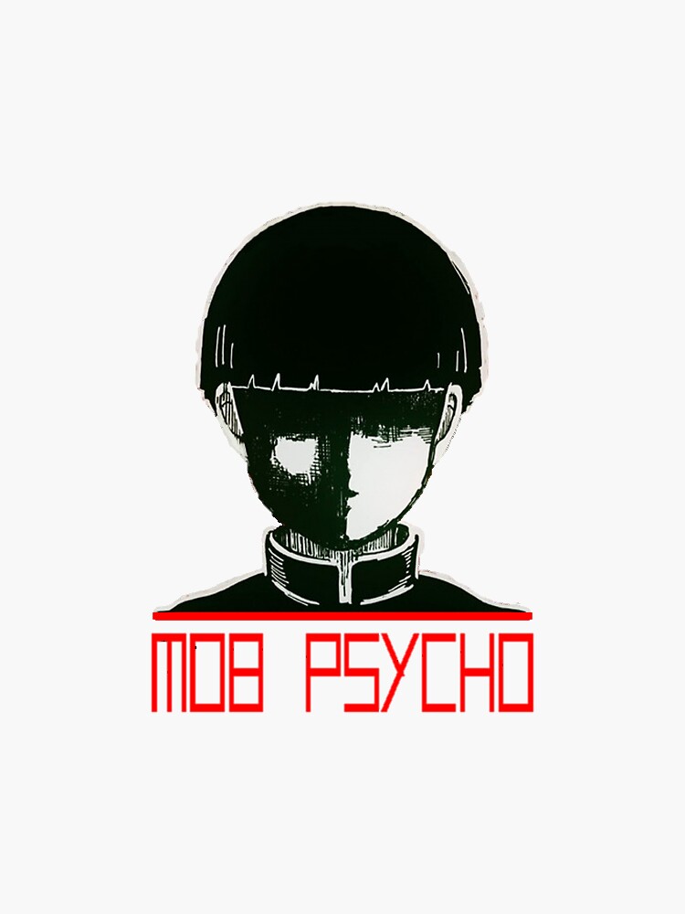 "MOB PSYCHO" Sticker by andrespardo | Redbubble