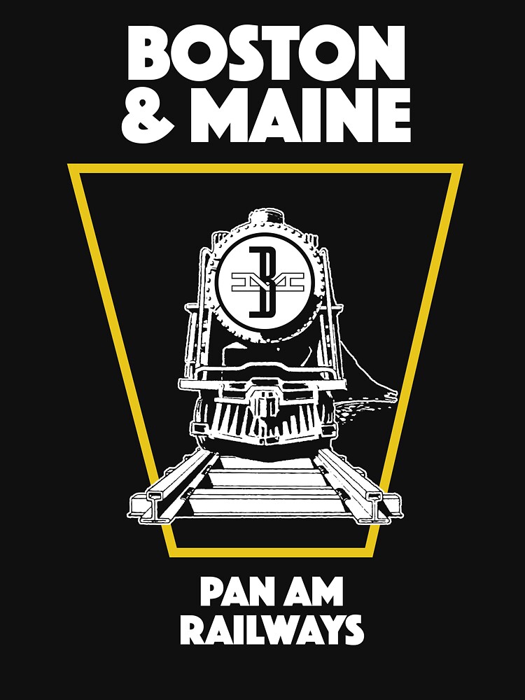 "Boston & Maine - Train Emblem" T-shirt for Sale by touristtrash ...
