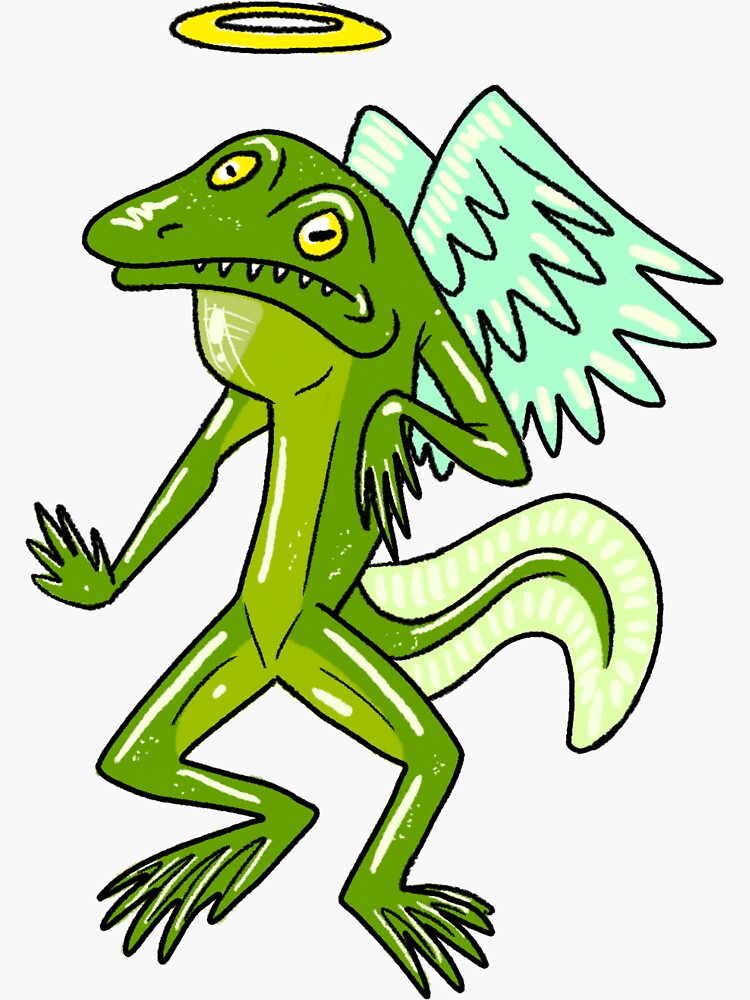 "Angel Frog" Sticker by MercyDemon | Redbubble
