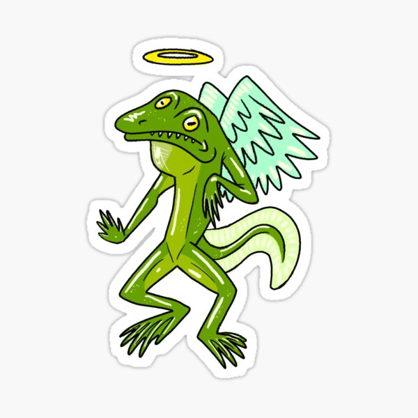 "Angel Frog" Sticker by MercyDemon | Redbubble