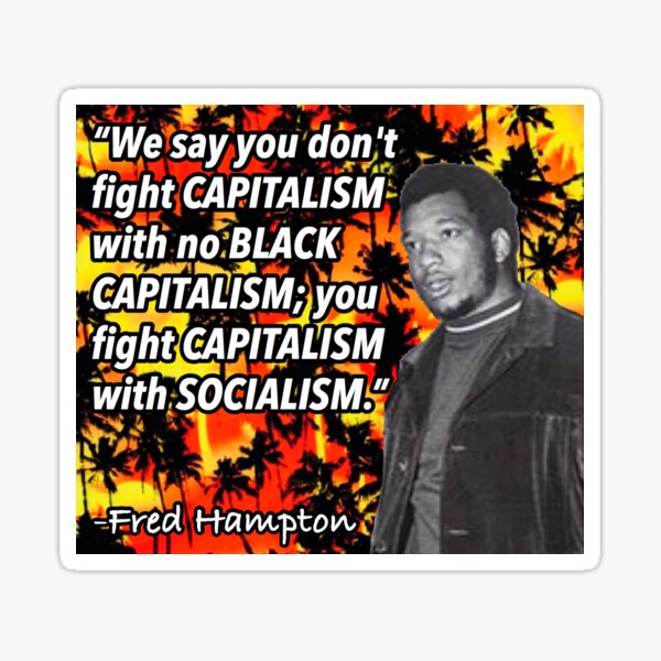 "Fred Hampton (1948-1969)" Sticker for Sale by Rabbitt77 | Redbubble