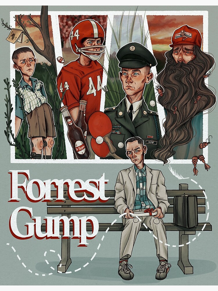 "Forrest Gump Poster" Poster by TalaHedgy | Redbubble