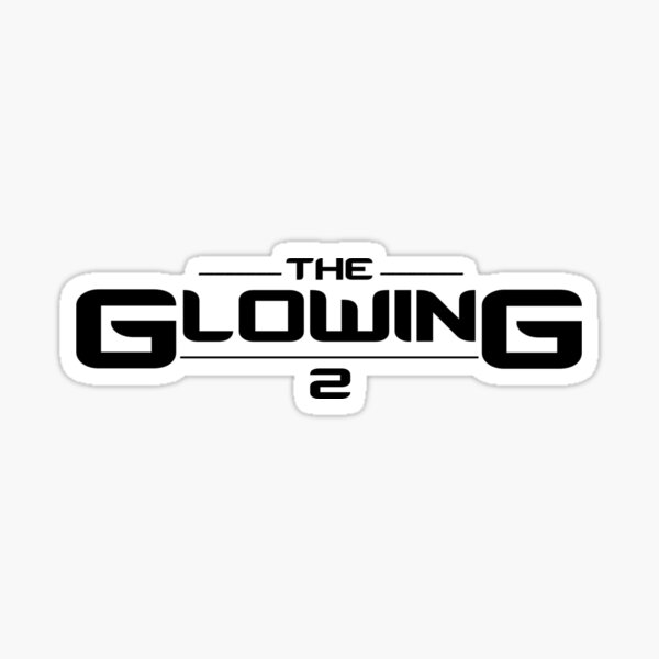 "The Glowing: 2 Logo" Sticker by ShadowSparkPub | Redbubble