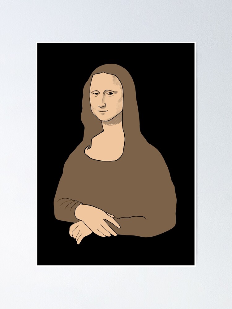 "Mono Lisa" Poster by isstgeschichte | Redbubble