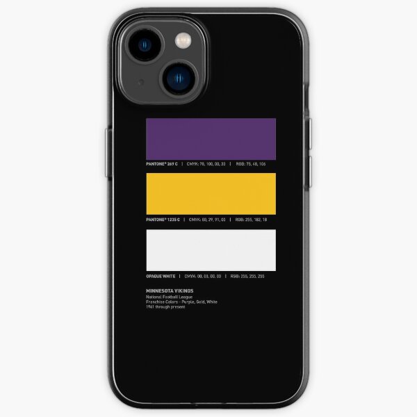 "MInnesota Vikings Pantone Colors" iPhone Case for Sale by ...