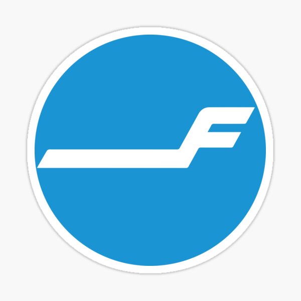 "Finnair (1968) Logo" Sticker for Sale by in-transit | Redbubble