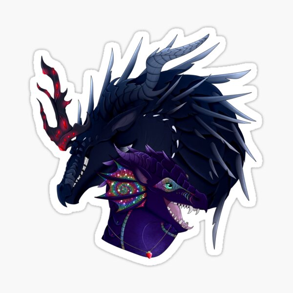 "Wings of Fire- Darkstalker and Peacemaker" Sticker for Sale by ...
