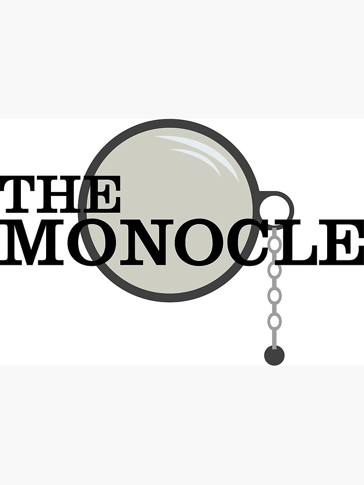 "The Monocle" Poster for Sale by Jambonicle | Redbubble