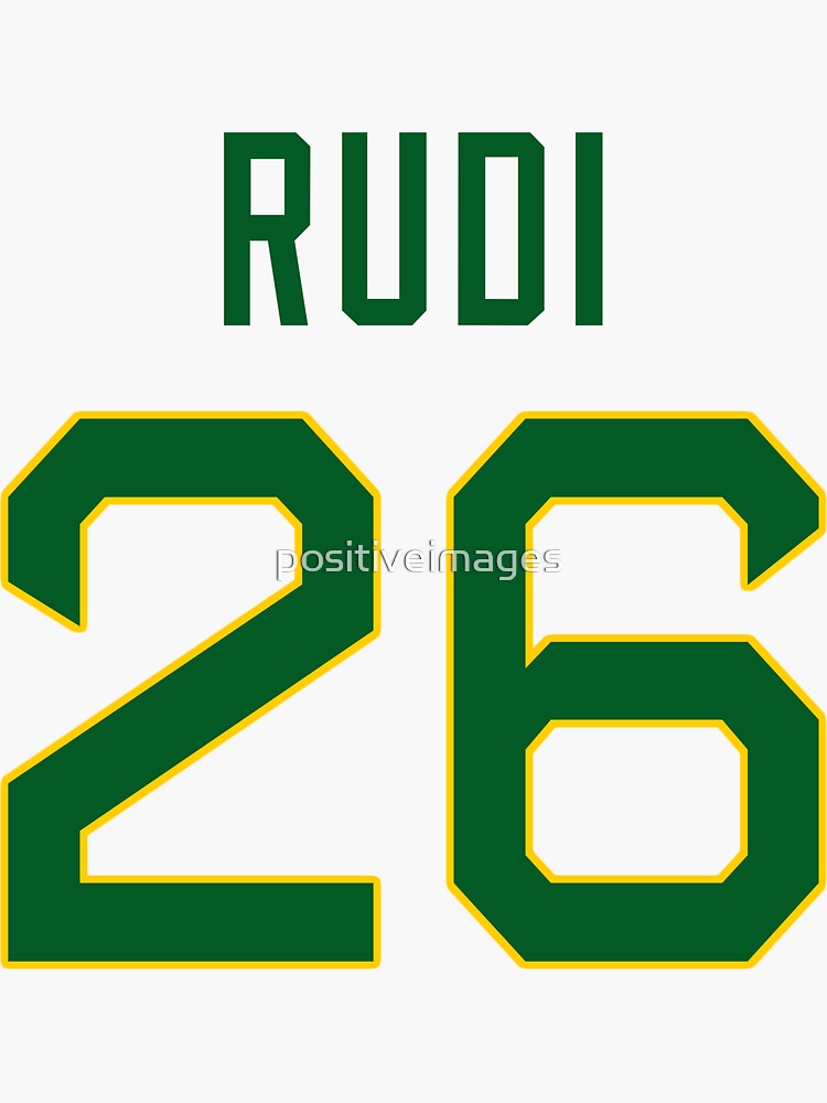 "Joe Rudi" Sticker for Sale by positiveimages | Redbubble