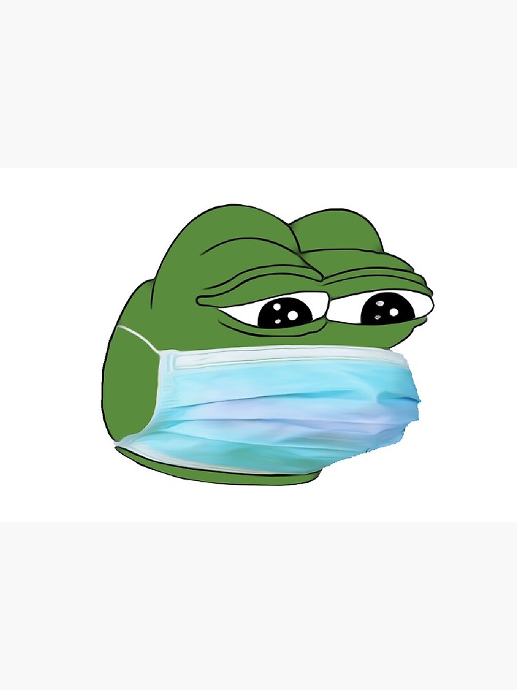 "Sad Pepe The Frog with a Mask" Mask for Sale by Jkoos | Redbubble