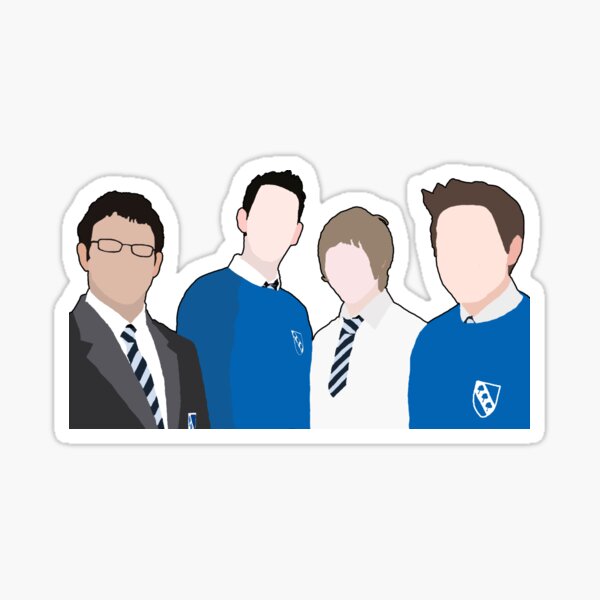 "the inbetweeners" Sticker for Sale by sophieluxton | Redbubble
