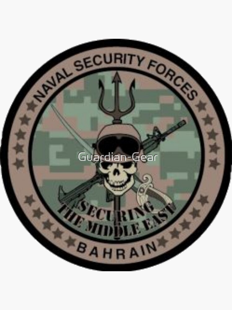 "NSA NSF BAHRAIN patch/logo (circa 2016)" Sticker for Sale by Guardian ...