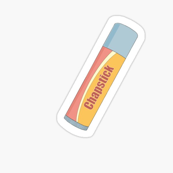 "Chapstick" Sticker for Sale by louisasarts | Redbubble