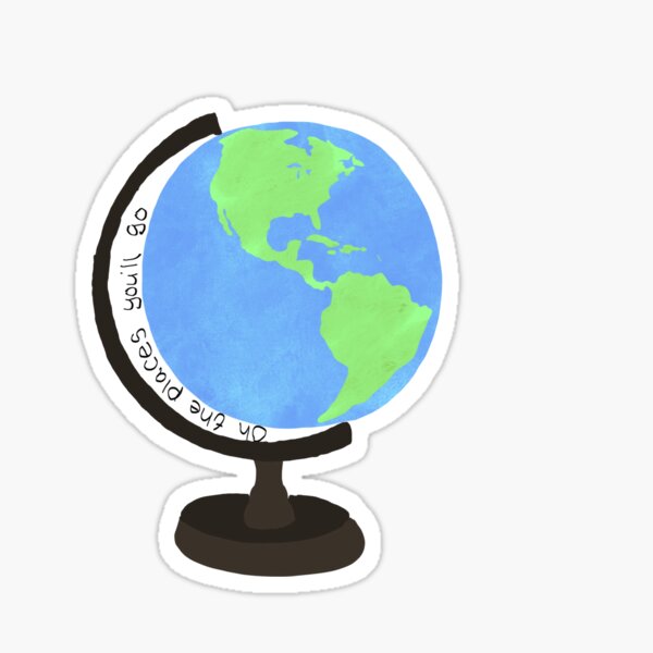 "Globe Sticker" Sticker by EuropaPrints | Redbubble