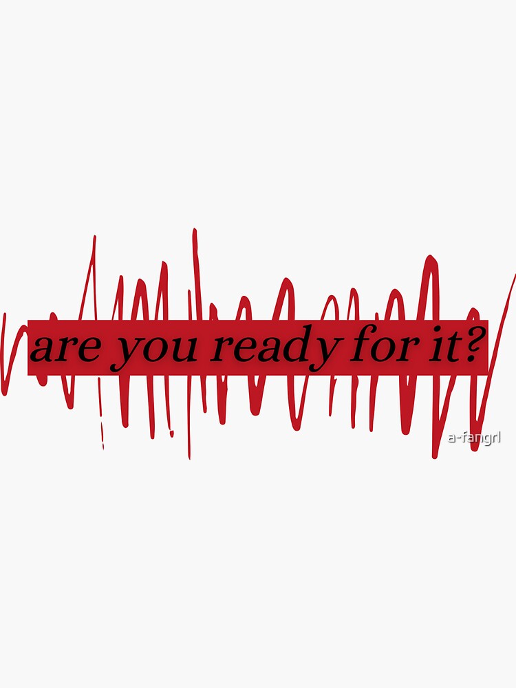 "Taylor Swift ...Ready For It? Reputation Design" Sticker for Sale by a ...