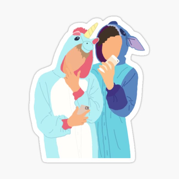 "Sam and Colby" Sticker by StarGazedBlake | Redbubble