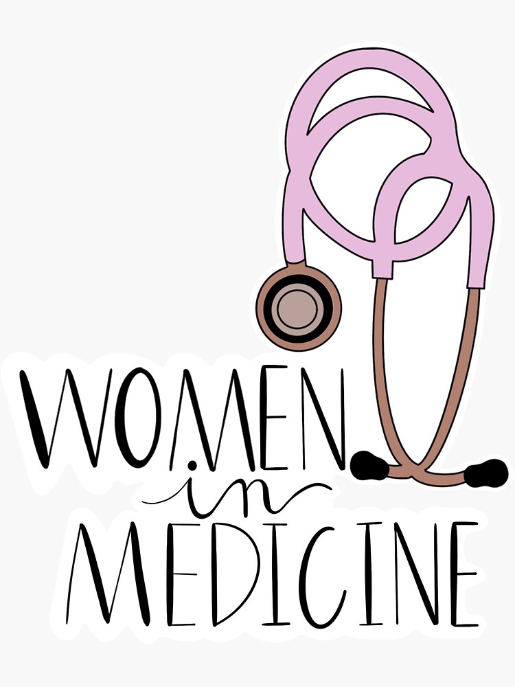 "Women in Medicine" Sticker for Sale by kaleskuts | Redbubble