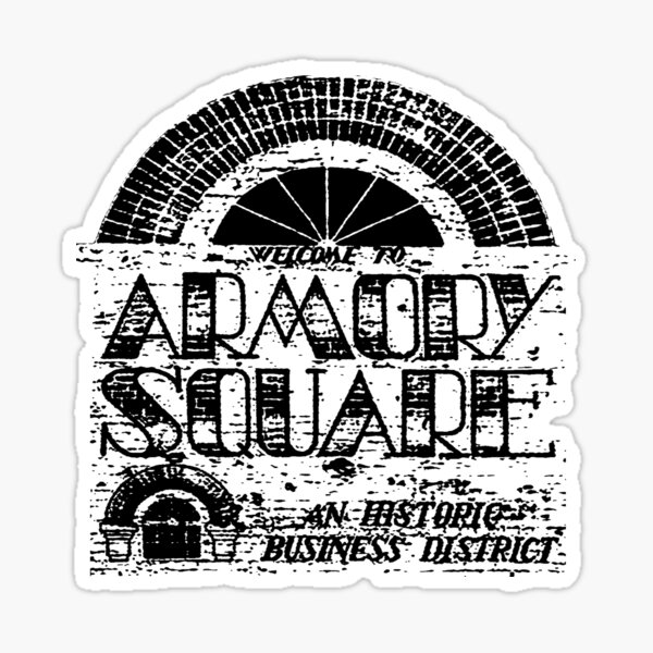 "Armory Square" Sticker for Sale by Shehadi | Redbubble