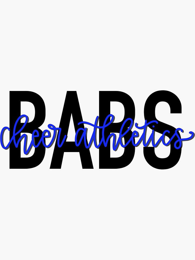 "Cheer Athletics - BABS - Sticker" Sticker for Sale by IconickDesigns ...