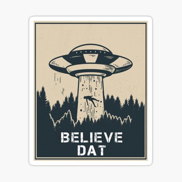 "Believe Dat" Sticker for Sale by hanane-fafany23 | Redbubble