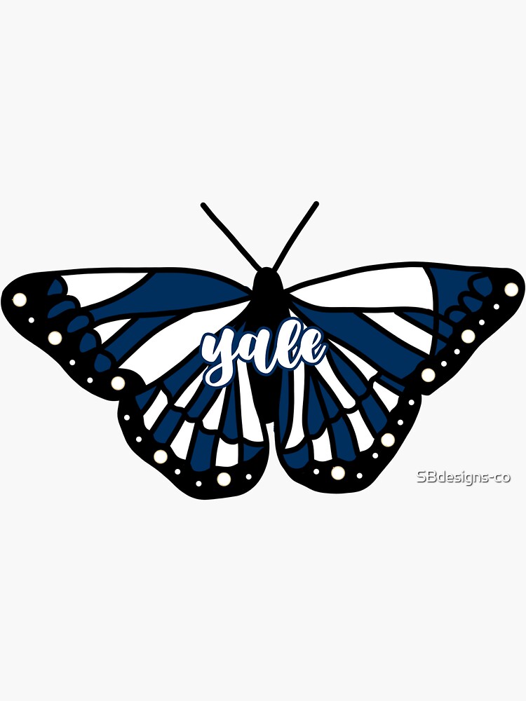 "Yale University" Sticker for Sale by SBdesigns-co | Redbubble