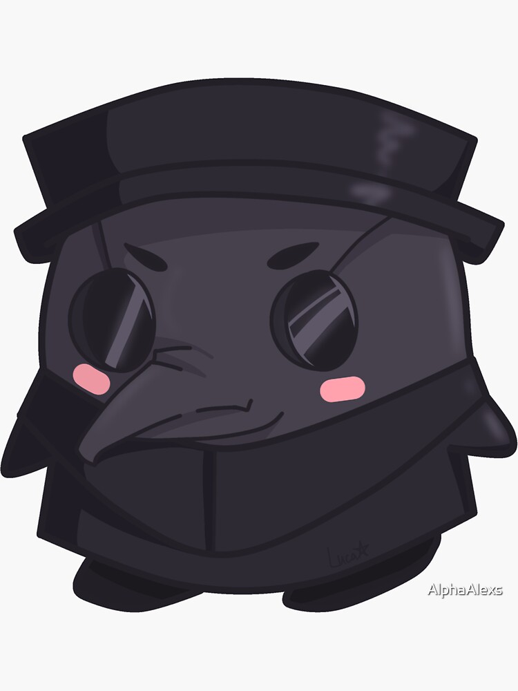 Chibi Plague Doctor Sticker For Sale By Alphaalexs Redbubble