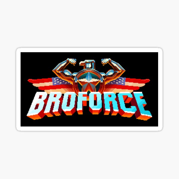Broforce Stickers | Redbubble