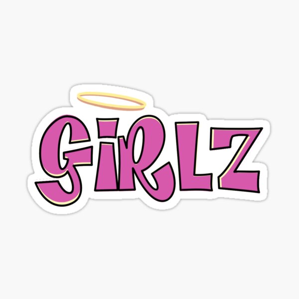 "'Girlz' Bratz Logo Sticker Design" Sticker for Sale by poppyseedss ...