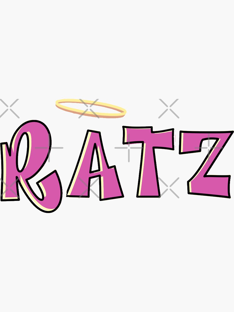 "'Ratz' Bratz Logo Sticker Design" Sticker for Sale by poppyseedss ...