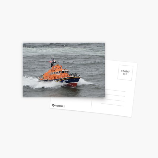 "Offshore Lifeboat" Postcard for Sale by Malcolm Snook | Redbubble
