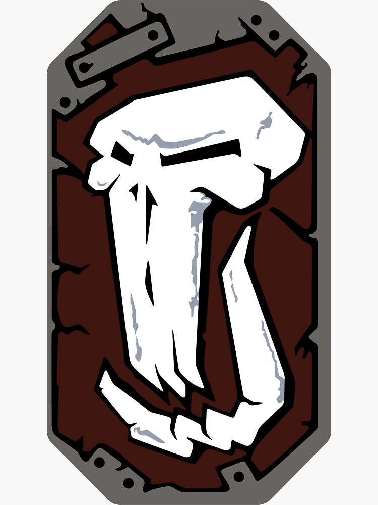 "Castle Troll Shield Emblem" Sticker for Sale by Highonbricks | Redbubble