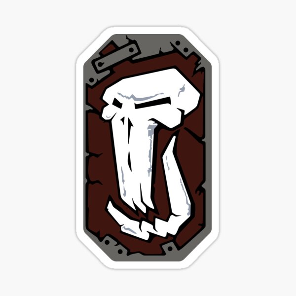 "Castle Troll Shield Emblem" Sticker for Sale by Highonbricks | Redbubble