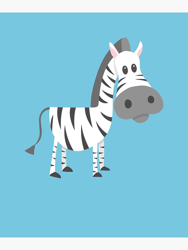 "Cute Zebra for Kids" Art Print by vladocar | Redbubble