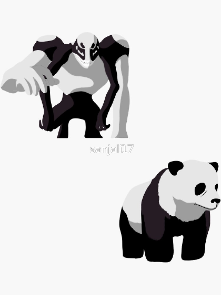 "Hei Bai Spirit" Sticker by sanjali17 | Redbubble