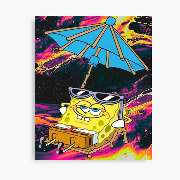 Spongebob Sunglasses Canvas Prints | Redbubble