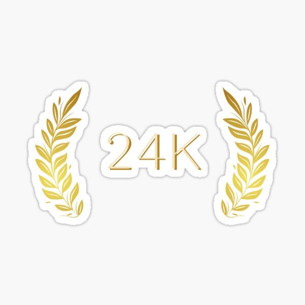 "24K Heart of Gold Leaf - Glittering Shine" Sticker for Sale by ...