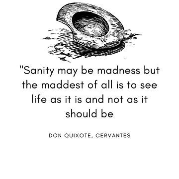 "Don Quixote quote" Sticker for Sale by DodoartDesigns | Redbubble