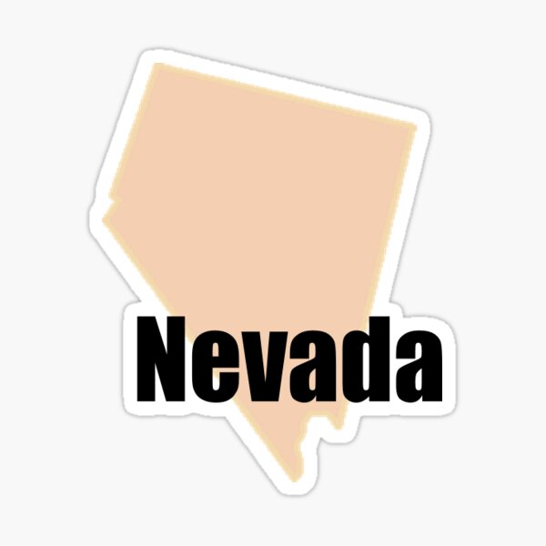 "NEVADA STATE" Sticker for Sale by K1Duong | Redbubble