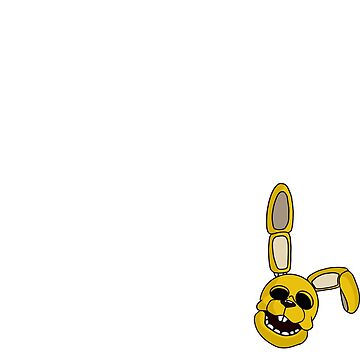 "Spring Bonnie (empty)" Sticker for Sale by Nurf-or-Nothing | Redbubble