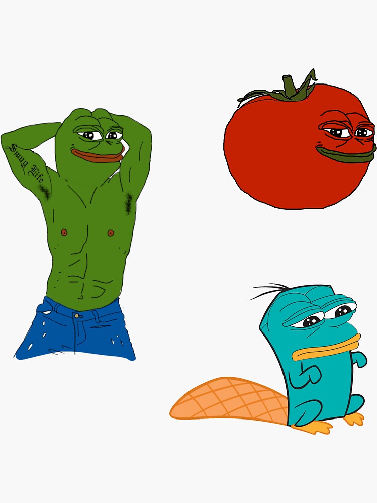 "Pretty Pepe Assortment" Sticker for Sale by drdeathdefy | Redbubble