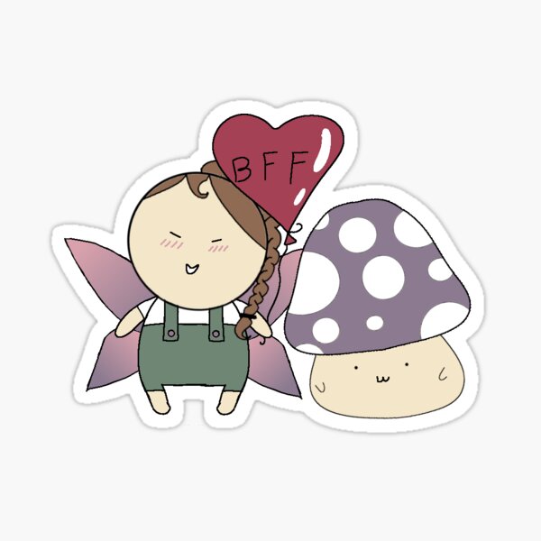 "Garu and Chamu" Sticker by coloring-crayon | Redbubble