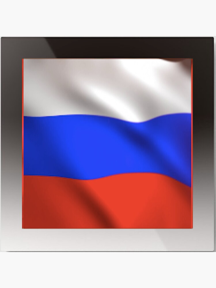 "Russian Flag" Sticker by BeautyFOX101 | Redbubble