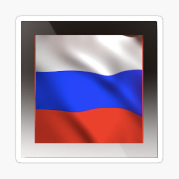 "Russian Flag" Sticker by BeautyFOX101 | Redbubble